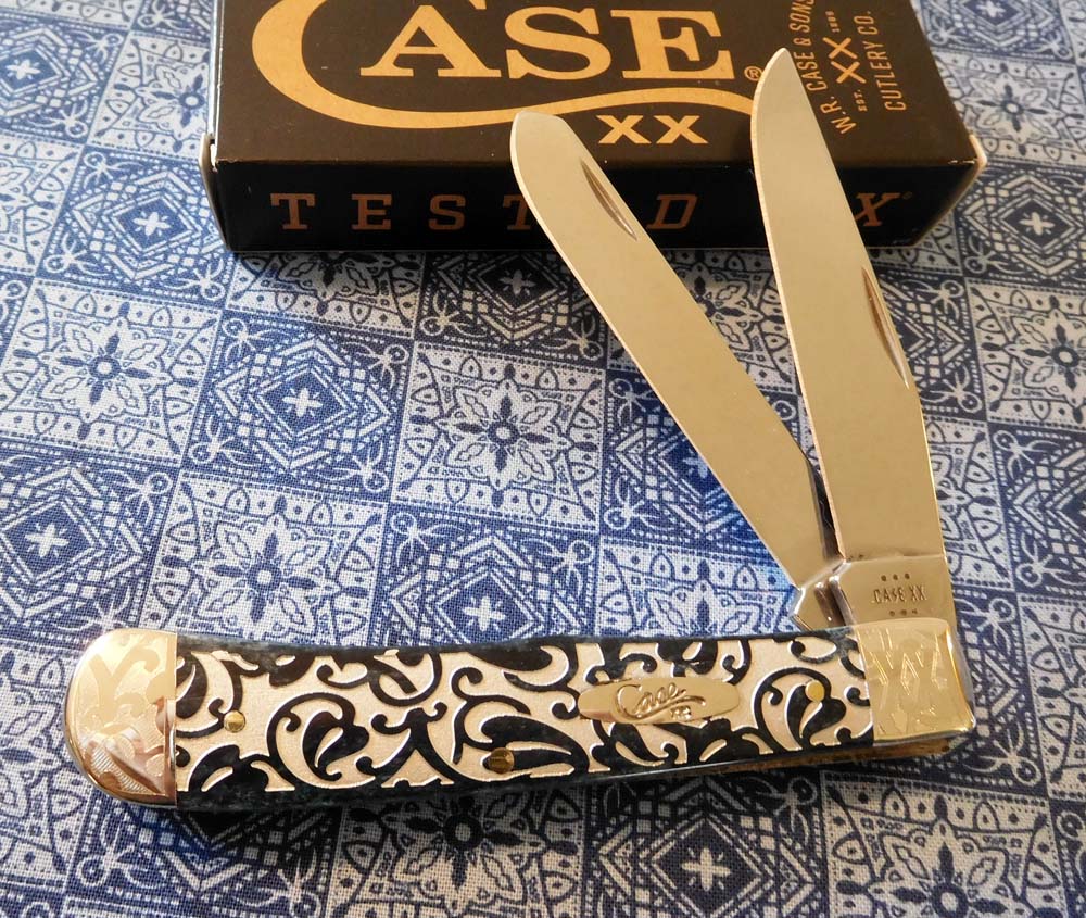 CASE MEDITERRANEAN BLUE BONE KNI