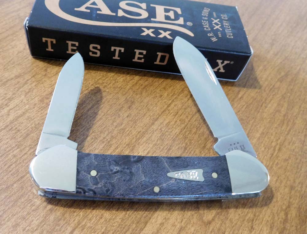 CASE GRAY BIRDSEYE MAPLE KNIVES