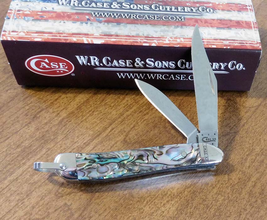 CASE GENUINE ABALONE HANDLE KNIVES