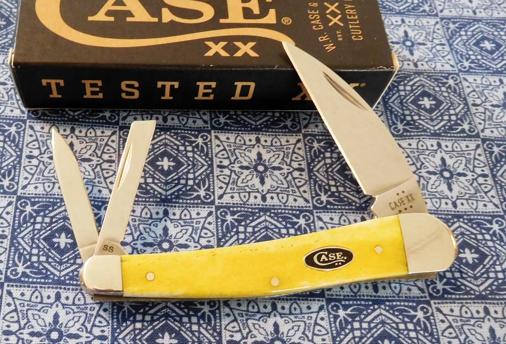 CASE YELLOW BONE HANDLE KNIVES