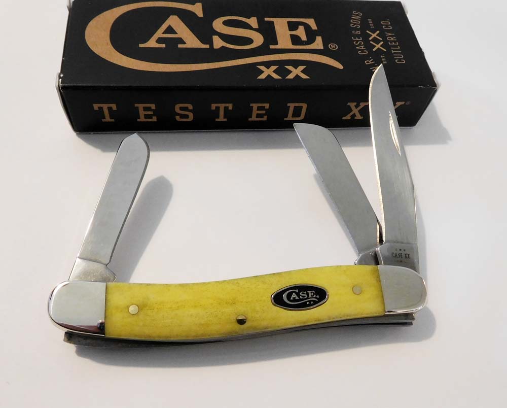 CASE YELLOW BONE HANDLE KNIVES