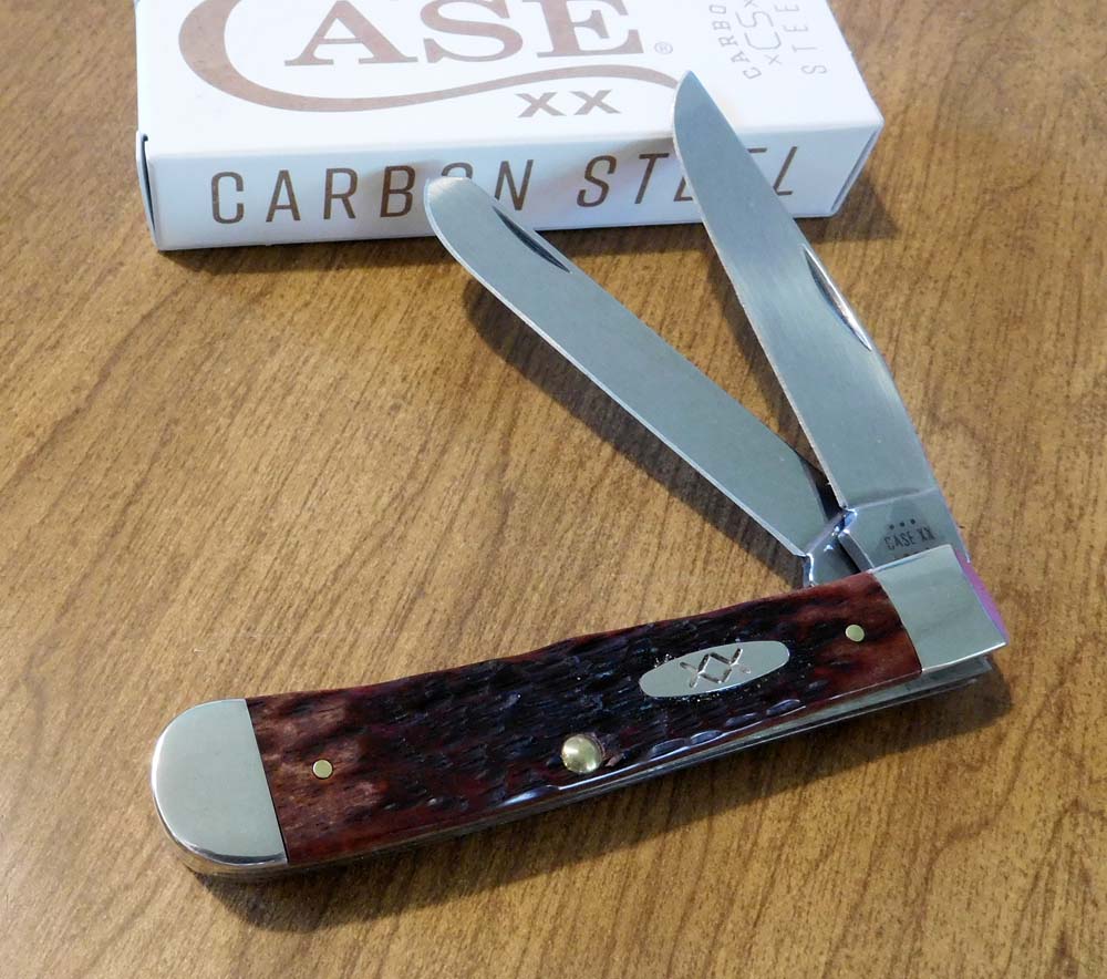 CASE MAHOGANY BONE KNIVES