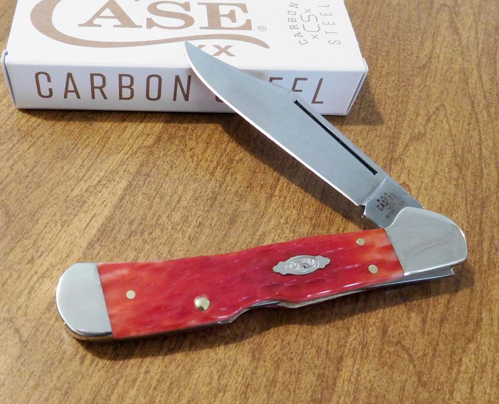 CASE RED JIGGED BONE CHROME VANADIUM KNIVES
