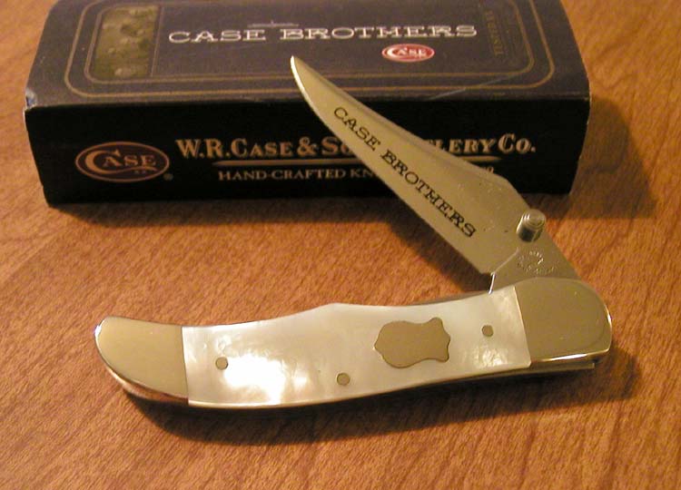 CA-52072 CASE HARLEY DAVIDSON ORANGE SMOOTH BONE HANDLE SINGLE BLADE ...