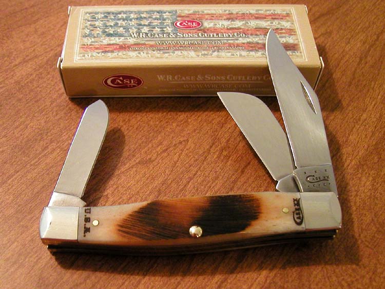 CASE AMBER BONE KNIVES