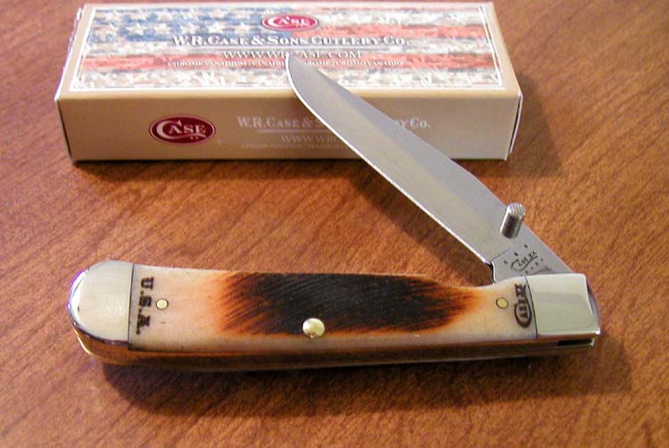 CASE AMBER BONE KNIVES