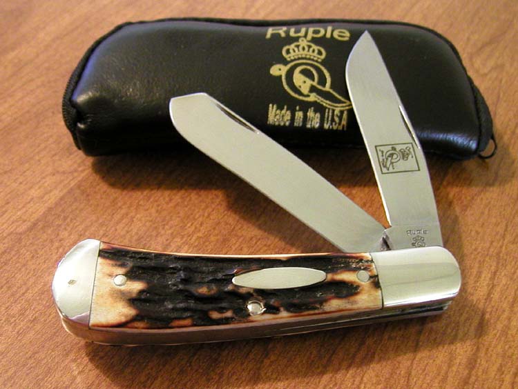QUEEN GENUINE STAG KNIVES